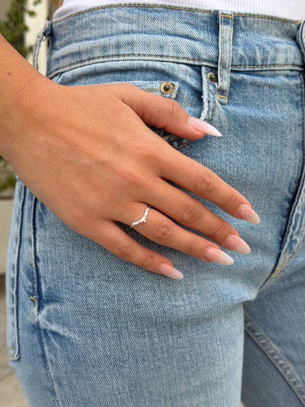 טבעת ג'ולי מכסף אמיתי 925 – Sapporo